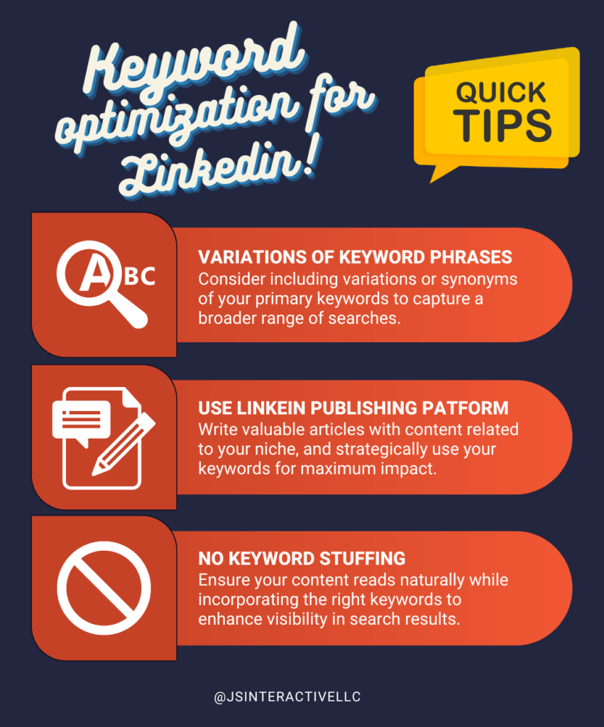 The Ultimate LinkedIn Profile Checklist | JS Interactive